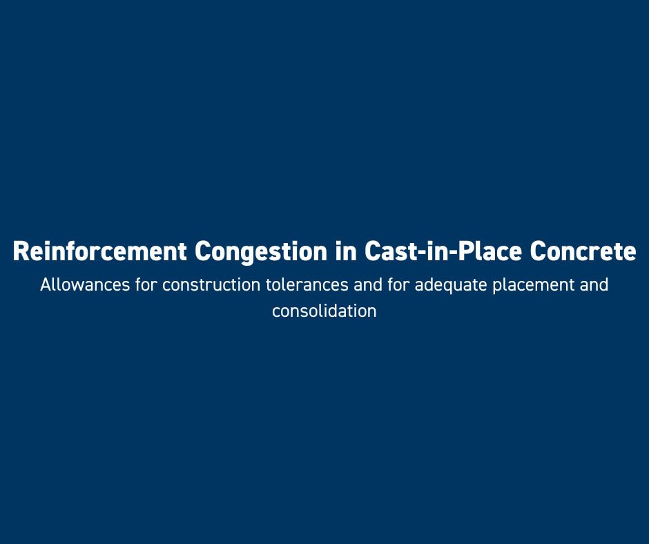Reinforcement Congestion in Cast-in-Place Concrete - Swinerton